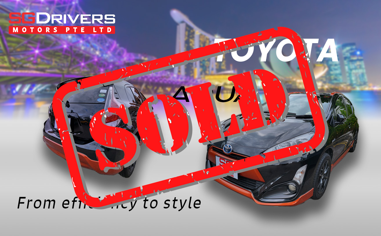 Toyota Aqua 1.5X Hybrid (COE TILL 03/2026) - SGDrivers Pte Ltd